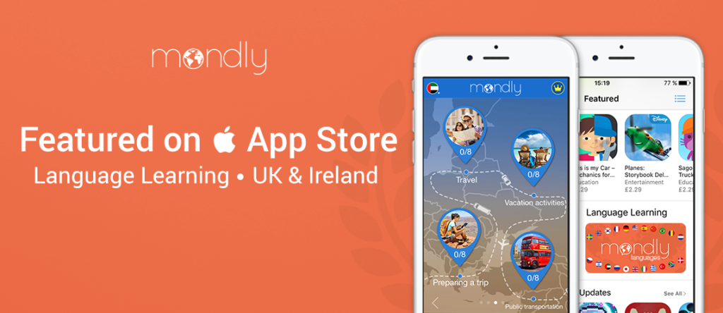 Mondly Just Got Featured In The App Store | Mondly Blog