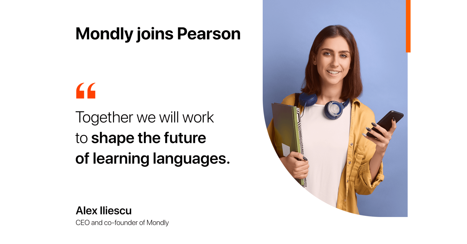 Mondly Joins Pearson | Mondly Blog